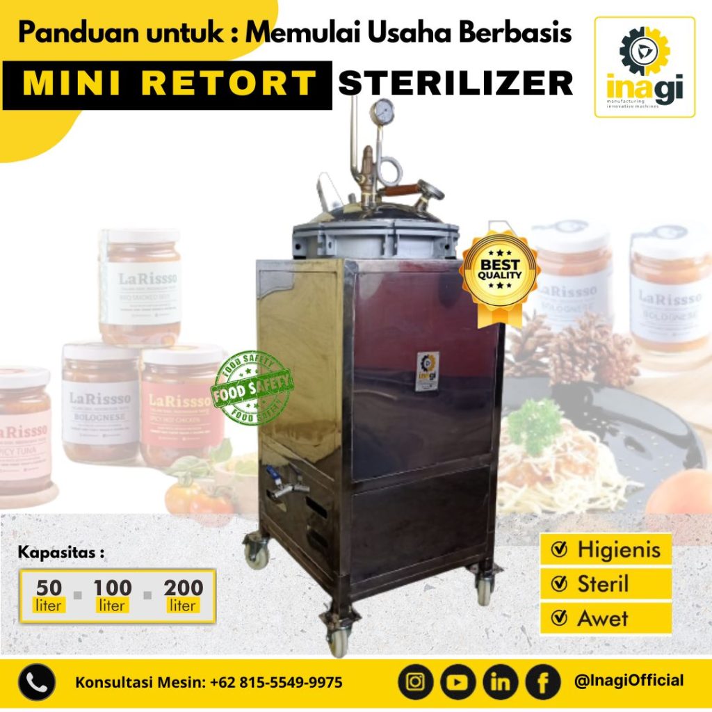 Keunggulan Produk Makanan Olahan Mesin Mini Retort - INAGI